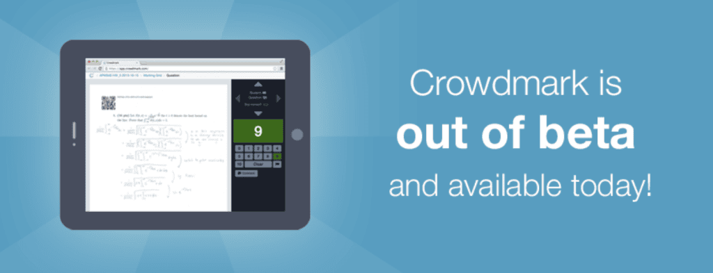 Crowdmark graduates from Beta - Crowdmark