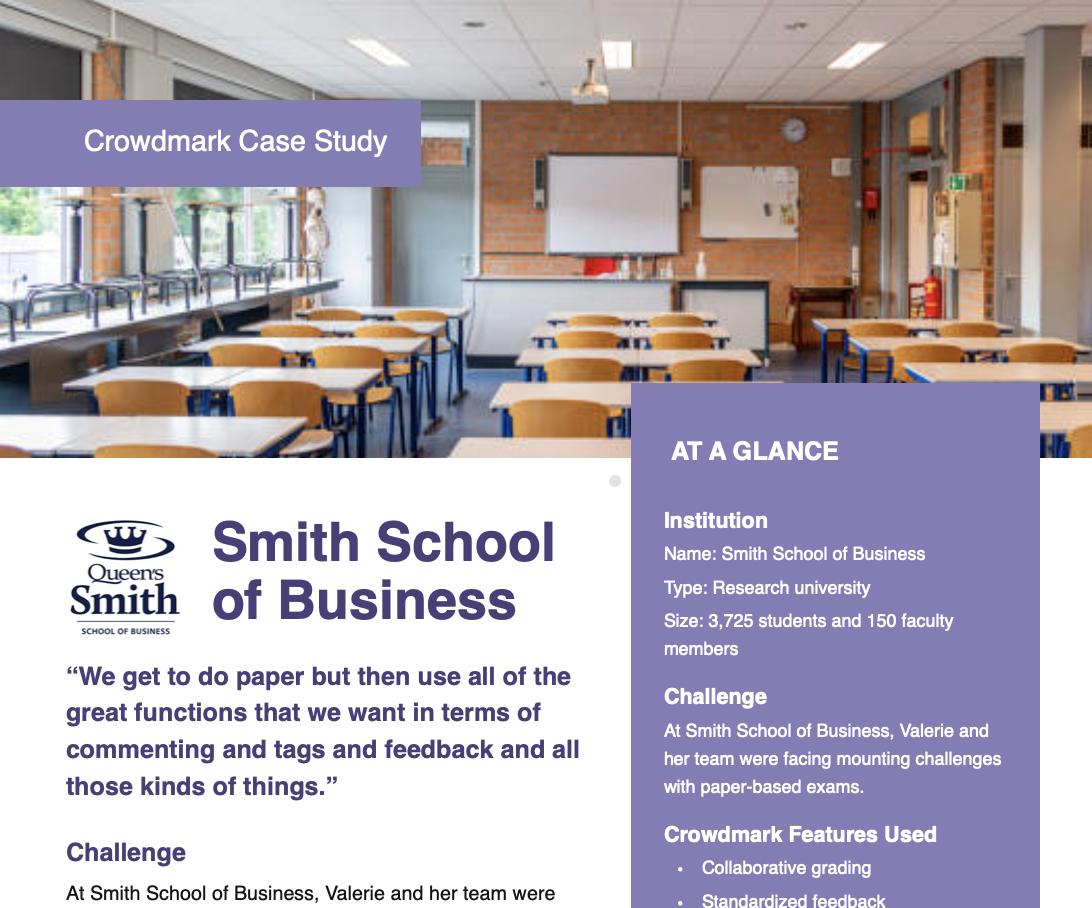 Case Studies - Crowdmark